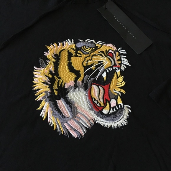 Know One Cares | Tops | Nwt Know One Cares Tiger Hoodie | Poshmark